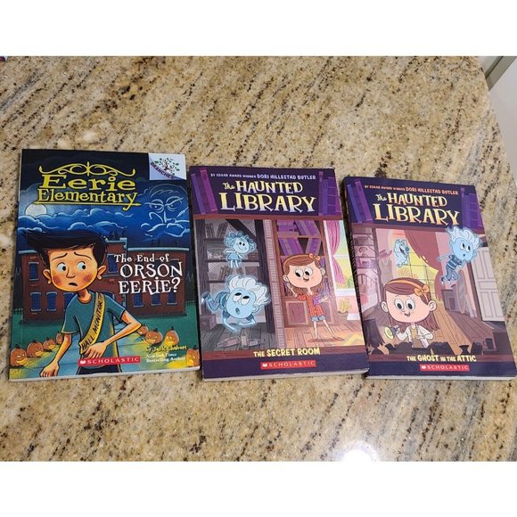 Scholastic | Other | Eerie Elementary Haunted Library Books Set Of 3 ...